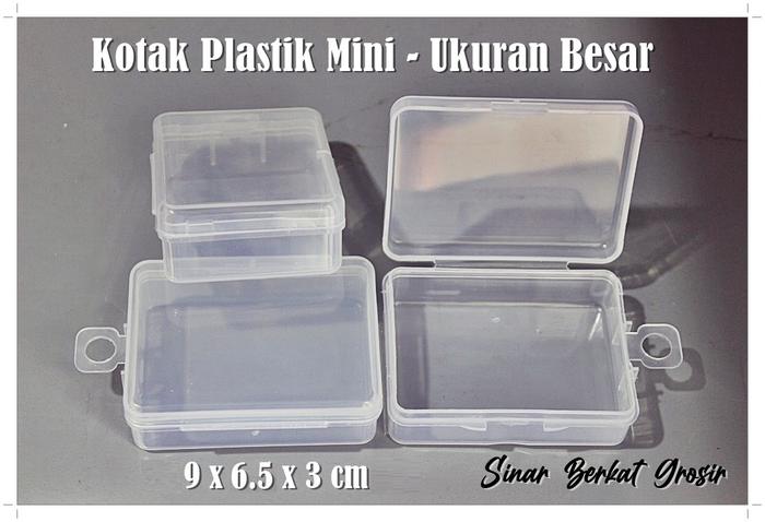 Jual Kotak Plastik Mini Kecil / Mini Plastic Case / Storage Box 7x5x2 ...