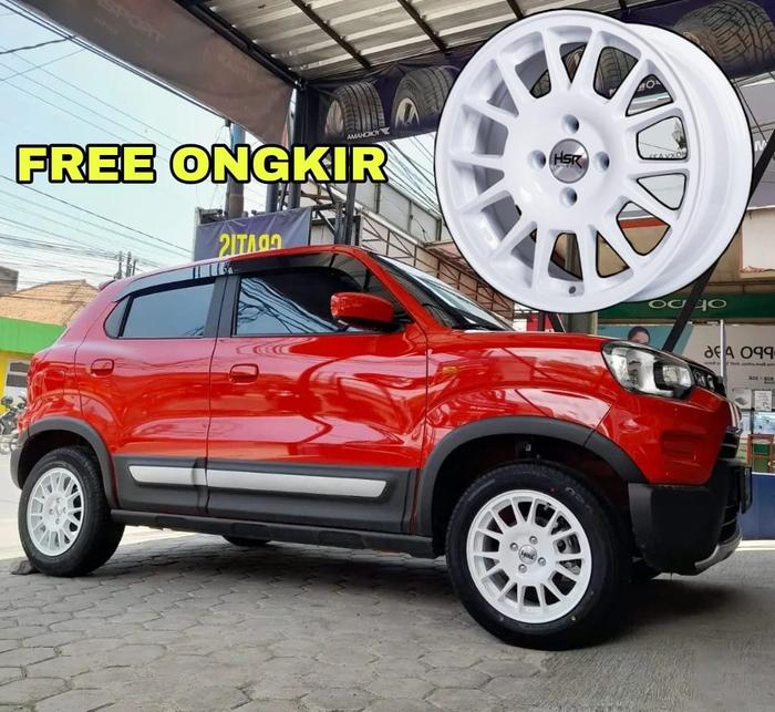Jual VELG MOBIL SUZUKI SPRESSO S PRESSO RING 15 WHITE HSR FE02 R15 ...