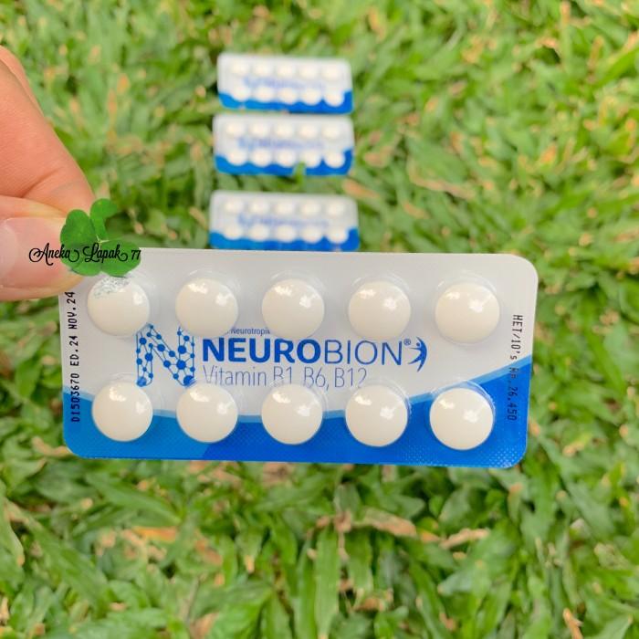 Jual Neurobion Vitamin B1 B6 B12 obat saraf syaraf Putih isi 10 butir ...