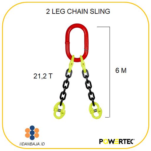 Jual 2 LEG CHAIN SLING. 21,2 TON X 6 M POWERTEC - Kota Tangerang - IBN ...