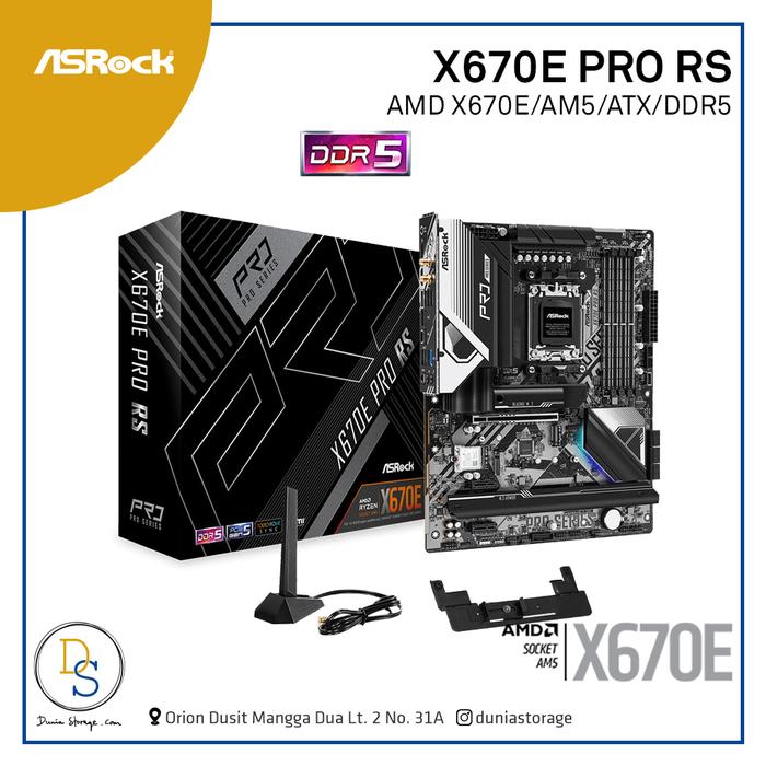Promo ASROCK X670E Pro RS | AMD AM5 X670 Gaming Motherboard Cicil 0% 3x ...