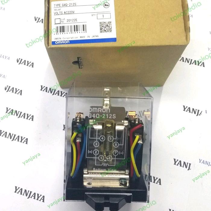 Jual RILAY OMRON G4Q 212S 220V/relay G4Q 220V OMRON - Jakarta Pusat ...