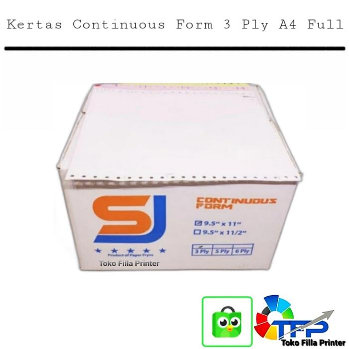 Jual Kertas Continuous Form 3 ply A4 Full - Jakarta Pusat - RAY PRINT ...