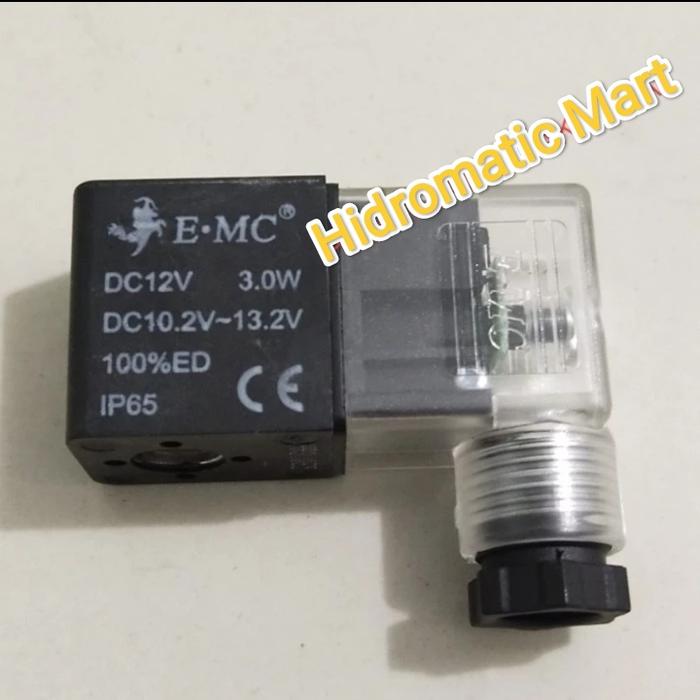 Jual Coil VC2-DT-E5 DC12V For Solenoid Valve EMC Pnuematic - Jakarta Barat - HIDROMATIC MART ...