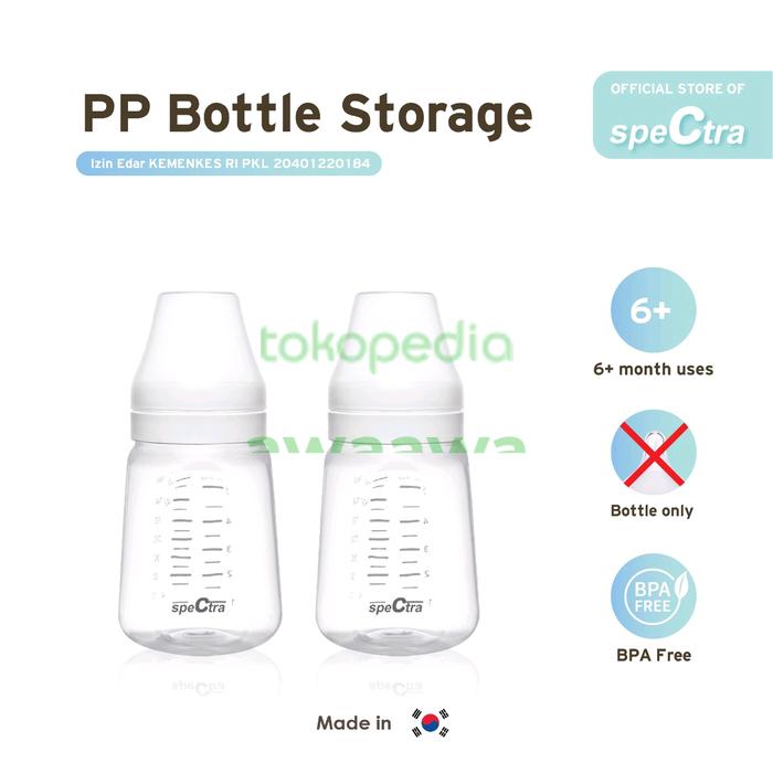 Jual Botol Spectra Wideneck 160ml Botol Susu Botol Pompa Asi Spectra Asip - Pink+nipples Di ...