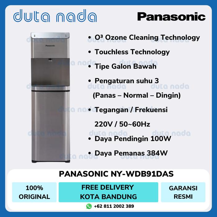 Jual PANASONIC DISPENSER TOUCHLESS GALON BAWAH NY-WDB91DAS - Kota ...
