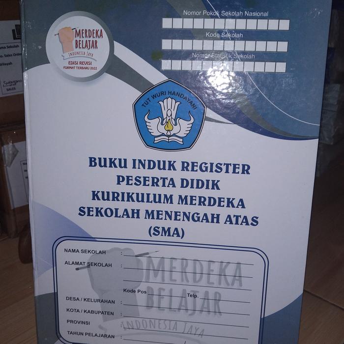Jual Buku Induk Register Peserta Didik SMA, kurikulum merdeka - Kota Bekasi - KAYANA SHAFIRA ...