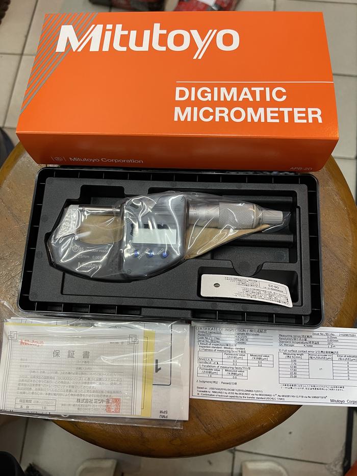 Jual Digimatic Micrometer Mitutoyo 0-25mm (0.001) 293-240-30 ORIGINAL JAPAN - Jakarta Barat ...