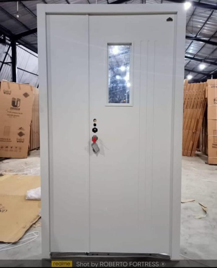 Jual Pintu Baja FORTRESS Hospital Door 100x120 - Putih - Mother & Son ...