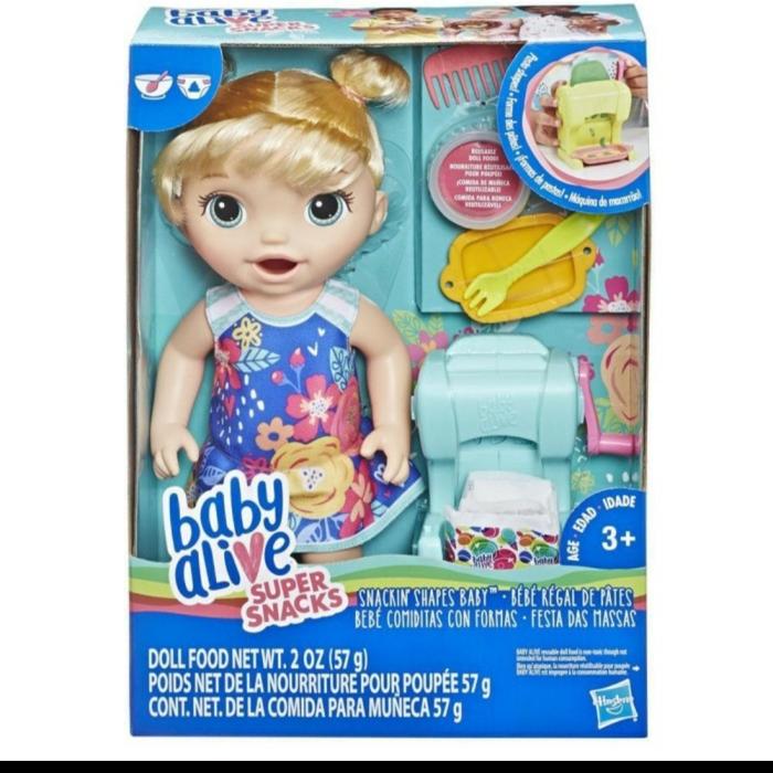 Jual Baby Alive snackin shapes baby doll / boneka bisa makan dan poop ...