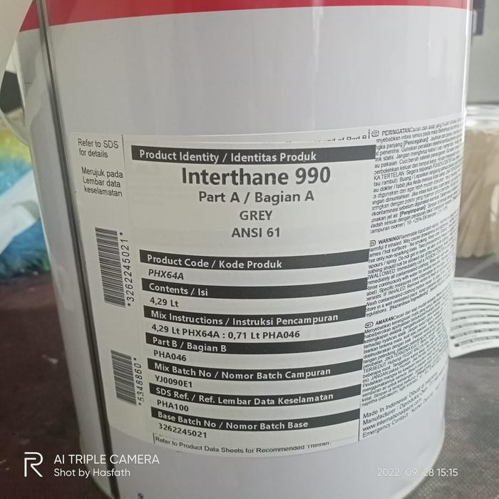 Jual International Paint - Interthane 990 ANSI 61 - Grey - Kab. Bekasi ...
