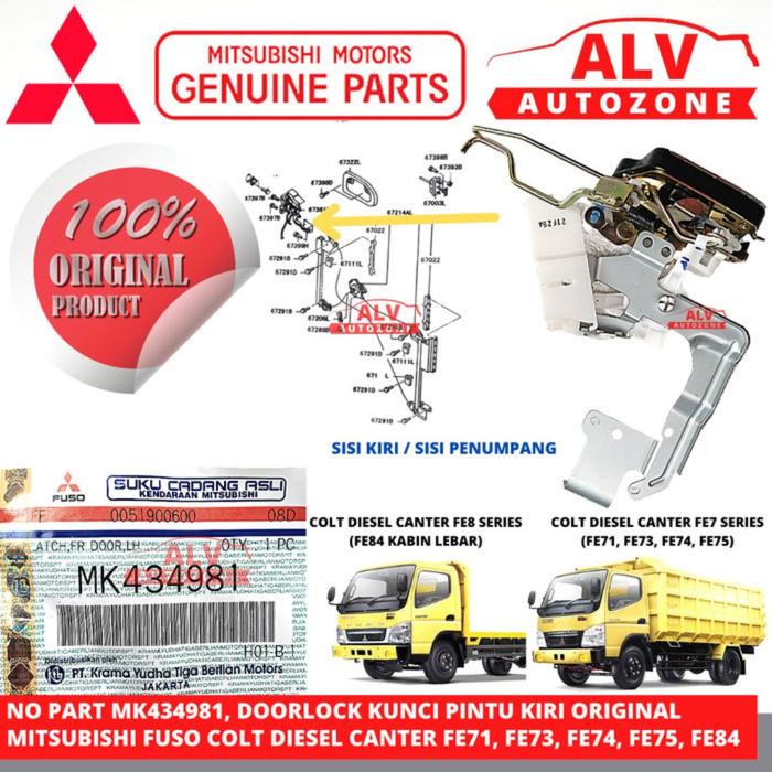 Jual DOORLOCK LATCH DOOR PINTU KIRI ORIGINAL COLT DIESEL CANTER ...