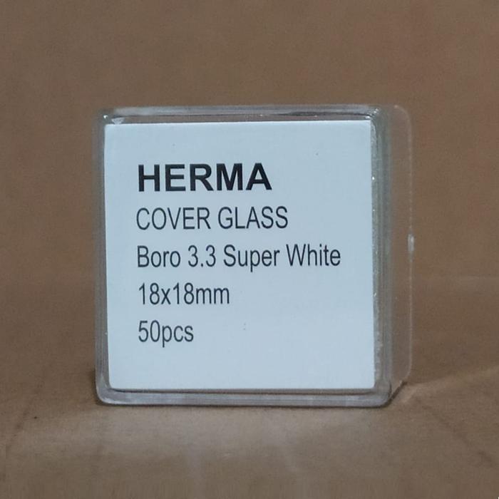 Jual COVER GLASS 18x18 MM KACA PENUTUP DECK GLASS MIKROSCKOP KACA HERMA ...