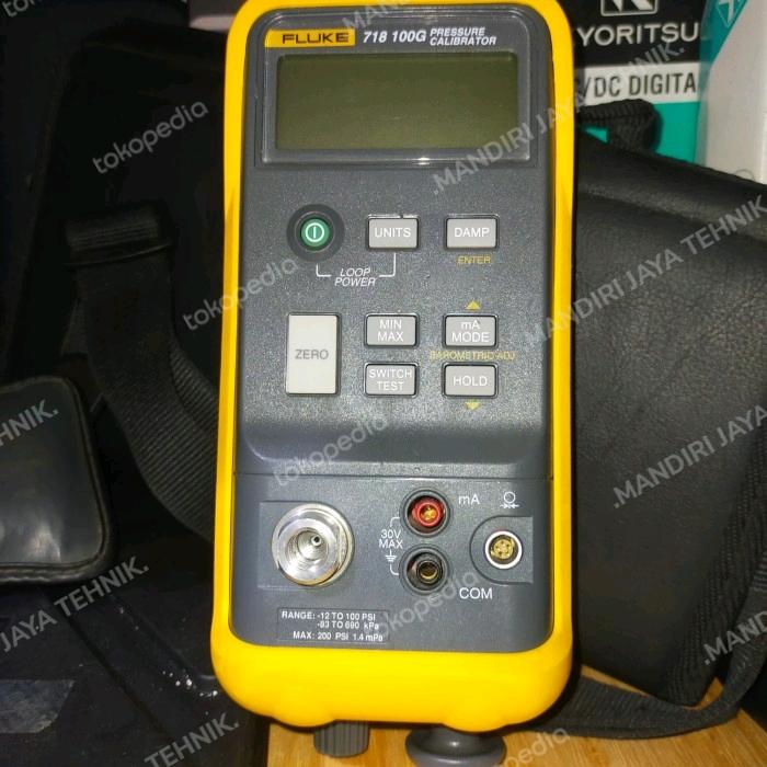 Jual FLUKE 718-100G PRESSURE CALIBRATOR -12 PSI TO 100 PSI RANGE W ...