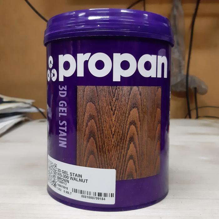 Jual PROPAN 3D GLESTAIN WS-300 2in1 WATER BASED (WALNUT BROWN) 0,9ltr ...