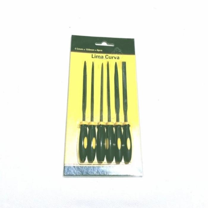 Jual Kikir Set Mini 6 Pcs Kikir Besi 3mm x 150mm Mini File Set Murah ...