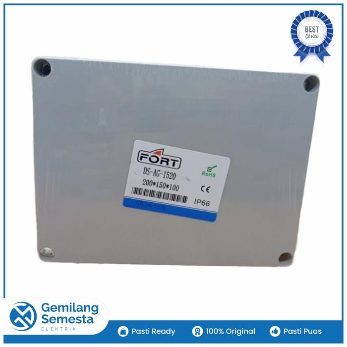 Jual Junction box ABS 200x150x100mm Box PVC Plastik IP66 Fort - Kab ...