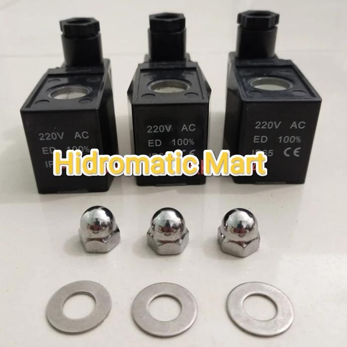 Jual Coil For Valve 2 Ways SLP Normaly Open/UW EMC Pnuematic - Jakarta ...