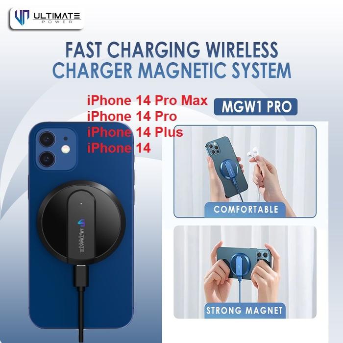 Promo Wireless Charger Magsafe iPhone 14 Pro Max 14 Plus Ultimate MGW1 ...