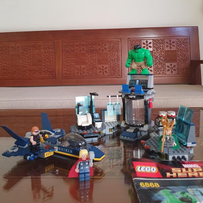 Jual Lego 6868 Hulk's Helicarrier Breakout Kondisi 98% - Jakarta Pusat ...