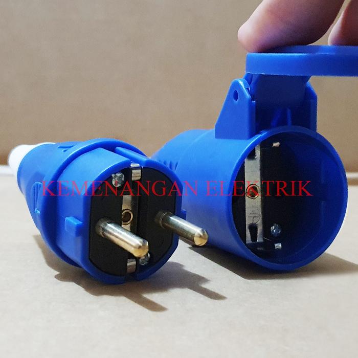 Jual FORT MOBILE SOCKET MOUNTING + PLUG 2 PIN 1 PHASE 16A SET ...