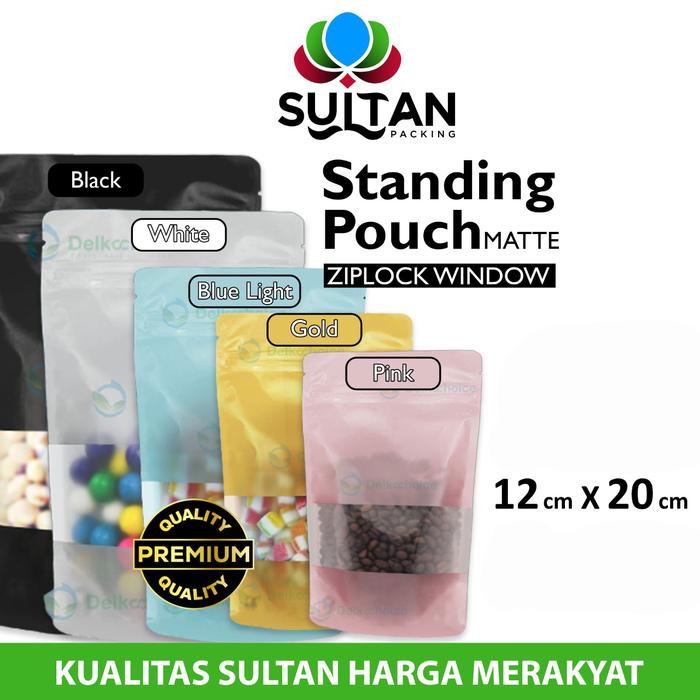 Jual Standing Pouch SMALL Ukuran 12cm Plastik Klip Kemasan Sealer ...