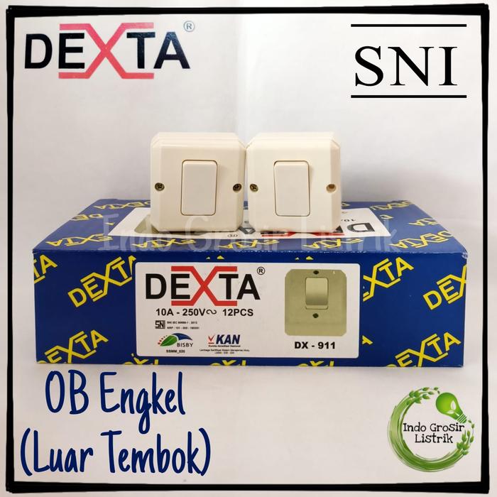 Jual OB Engkel Dexta Saklar Engkel Outbow Single Switch Dexta DX-911 ...
