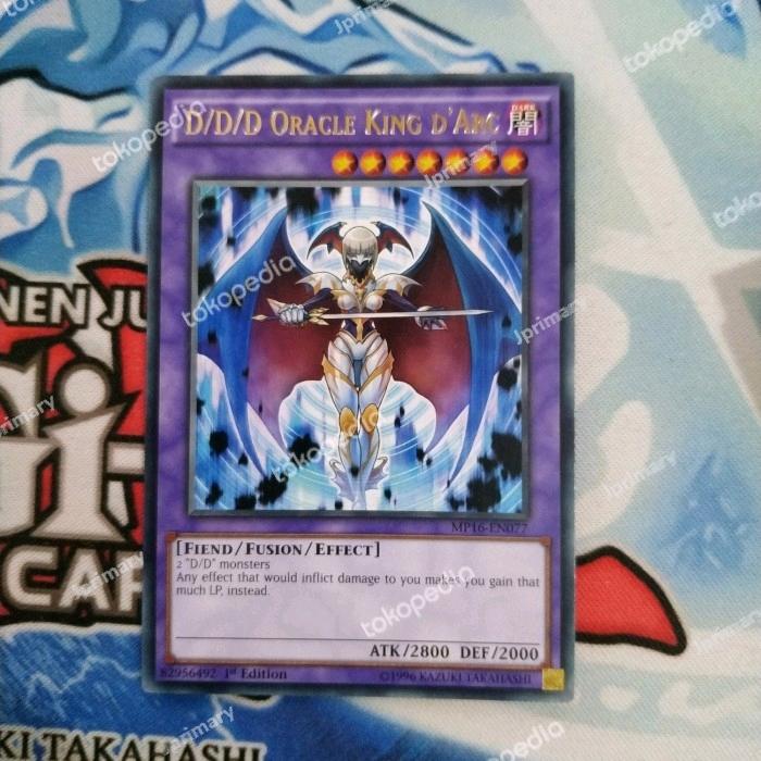 Jual yugioh ddd oracle king d'arc original - Jakarta Barat - Jprimary | Tokopedia