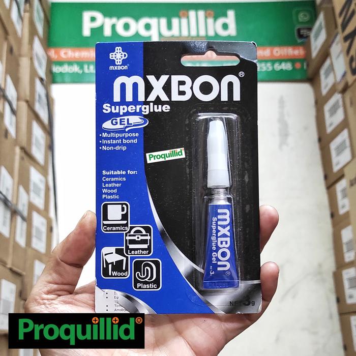 Jual LEM GEL MXBON SUPER GLUE SERBAGUNA KULIT PLASTIK KAYU KERAMIK KUAT 3 G - Jakarta Barat ...