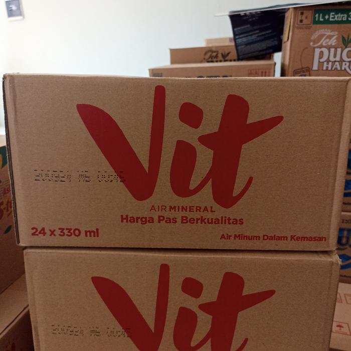 Jual Air Minum Dalam Kemasan Botol VIT 330 - 1 dus - Kota Bogor - UD ...