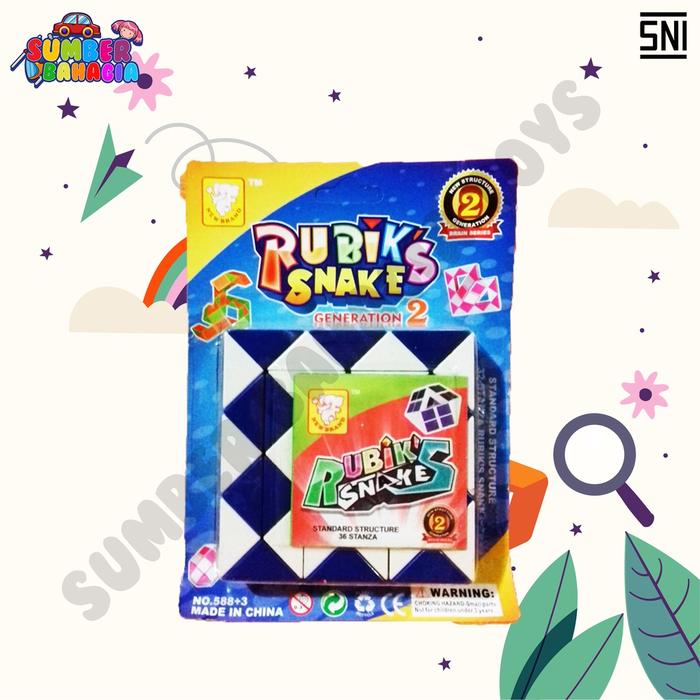 Jual Rubik's Snake Generation 2 - Biru - Kab. Malang - Sumber Bahagia ...