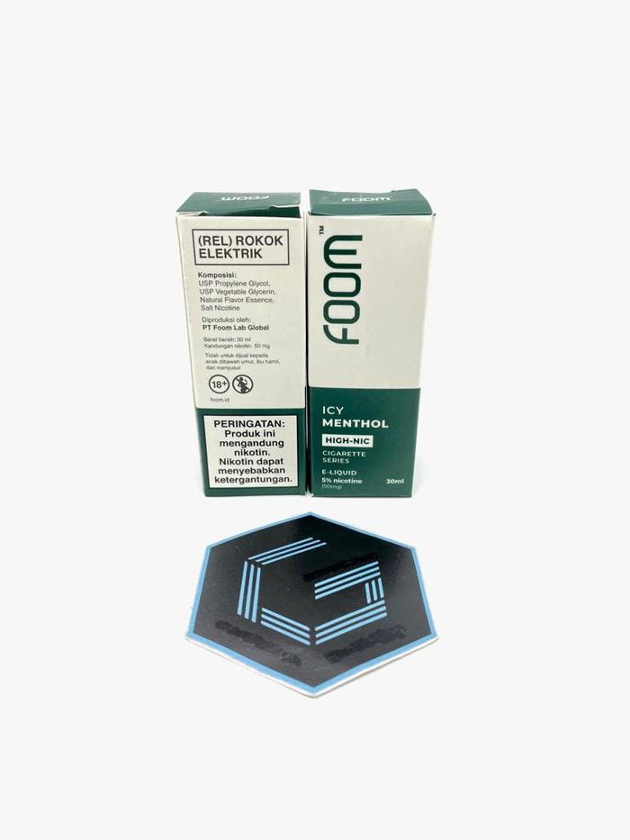 Promo SALT - Foom ICY MENTHOL Cigarette Series 30ml 30mg liquid ice ...