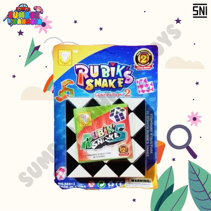 Jual Rubik's Snake Generation 2 - Biru - Kab. Malang - Sumber Bahagia ...