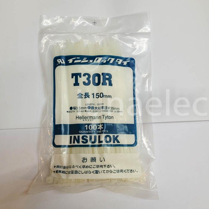 Jual Cable Ties T30R Insulok Natural - Jakarta Barat - Luna Electronics ...