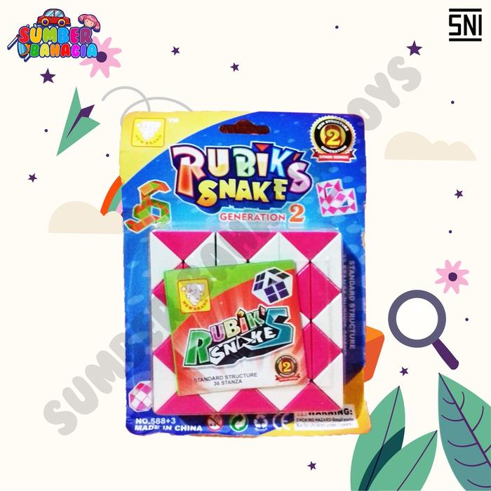 Jual Rubik's Snake Generation 2 - Biru - Kab. Malang - Sumber Bahagia ...