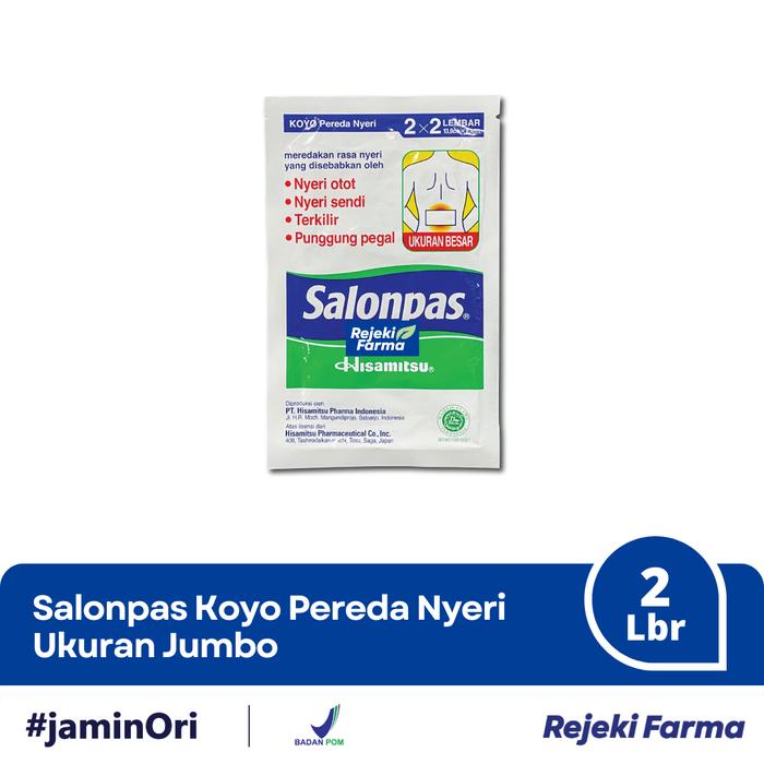 Jual SalonPas Koyo Pereda Nyeri Ukuran Besar Jumbo 1 Sachet isi 2 ...