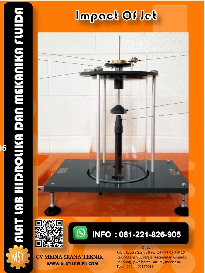 Jual JUAL ALAT LAB HIDROLIKA/MEKANIKA FLUIDA -imfact of jet - Kota ...