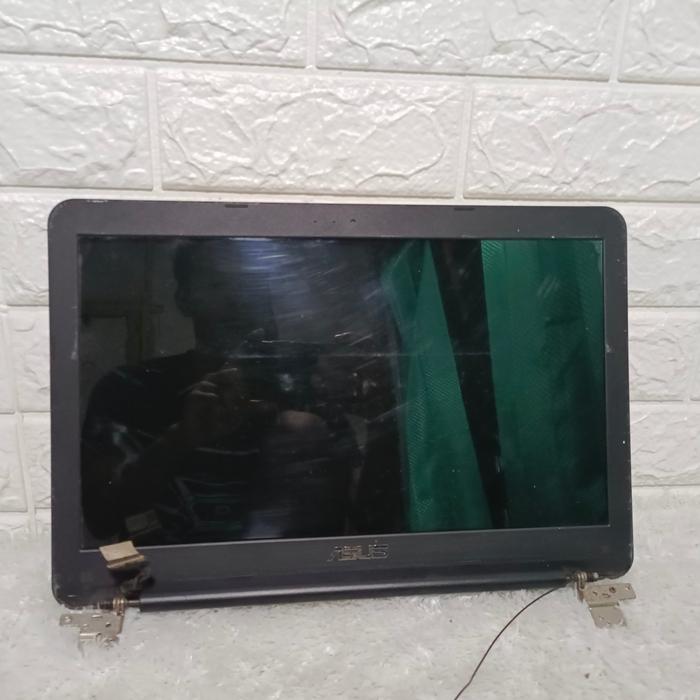 Jual lcd led 15,6 inc bekas asus x555L komplit frame, camera,engsel dll ...