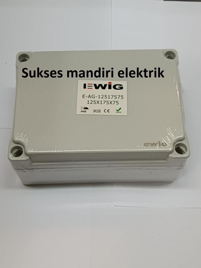 Jual DURADUS 125×175×75mm/JUNCTION BOX 125X175X75 ABS EWIG Polos IP66 ...