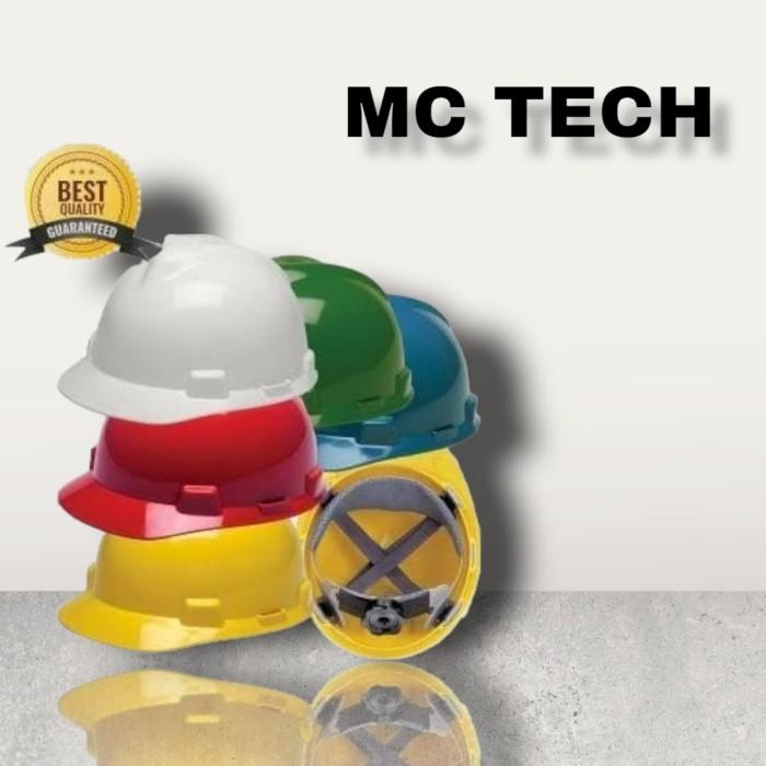 Jual Helm Proyek / Safety Helmet Warna Biru Pemutar MC TECH - Jakarta ...