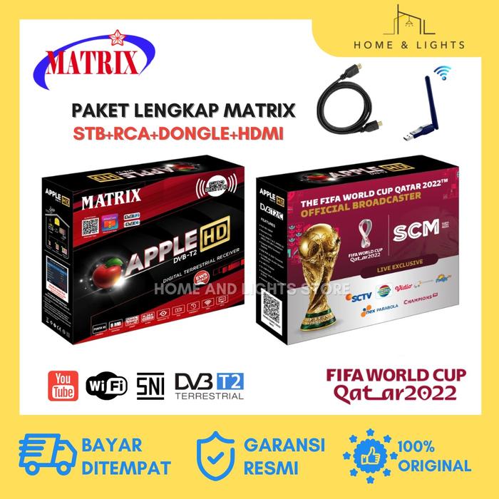 Jual STB Set Top Box Matrix STB DVB T2 HD Youtube (Grosir) - Jakarta ...