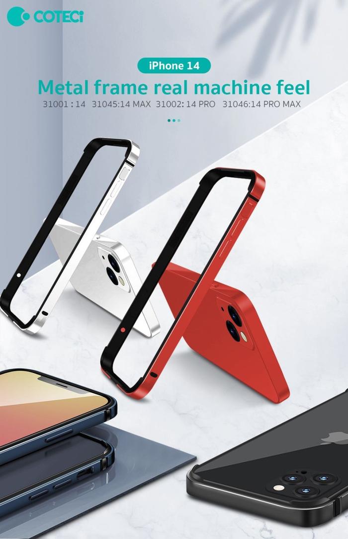 Promo IPHONE 14 PRO MAX / PRO / PLUS ALUMINIUM METEL FRAME BAZEL BUMPER ...