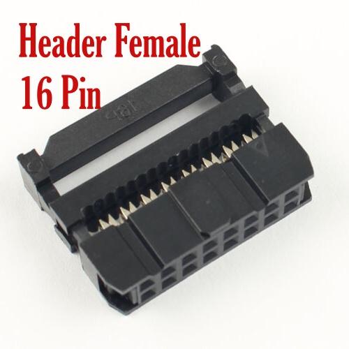 Jual Konektor Idc Amphenol 16 Pin Header Female 16Pin ampenol Socket ...