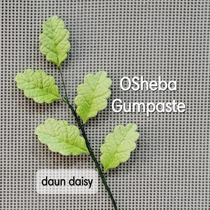 Jual osheba gumpaste daun daisy medium warna hijau muda - Kota Surabaya ...
