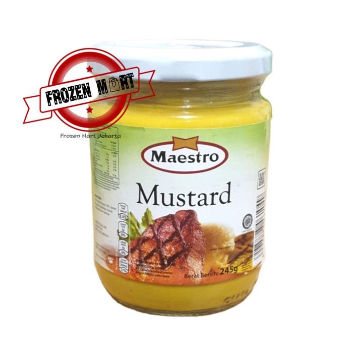 Jual MAESTRO Mustard / Mustard Maestro / Saus Bumbu Burger 245 Gr - Jakarta Utara - Frozen Mart ...