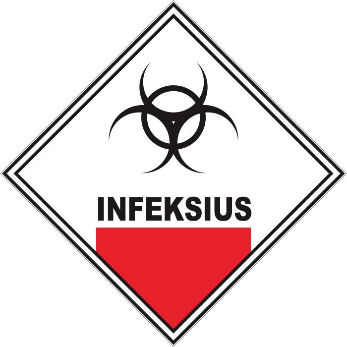 Jual Sticker LIMBAH B3 | INFEKSIUS - 10x10cm, VINYL - Kota Balikpapan ...