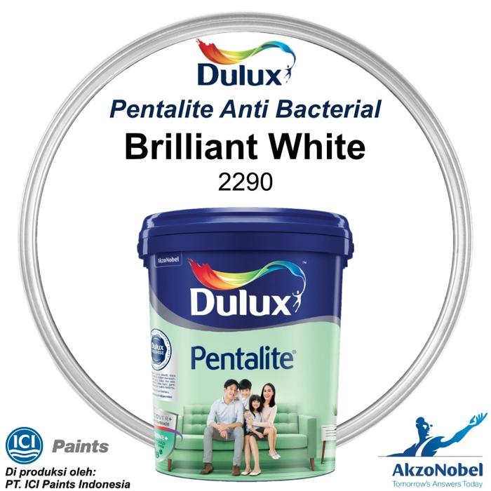 Jual CAT INTERIOR DULUX PENTALITE BRILLIANT WHITE 2290 - 2.5 LT - BW 2290 - Jakarta Barat - TOKO ...