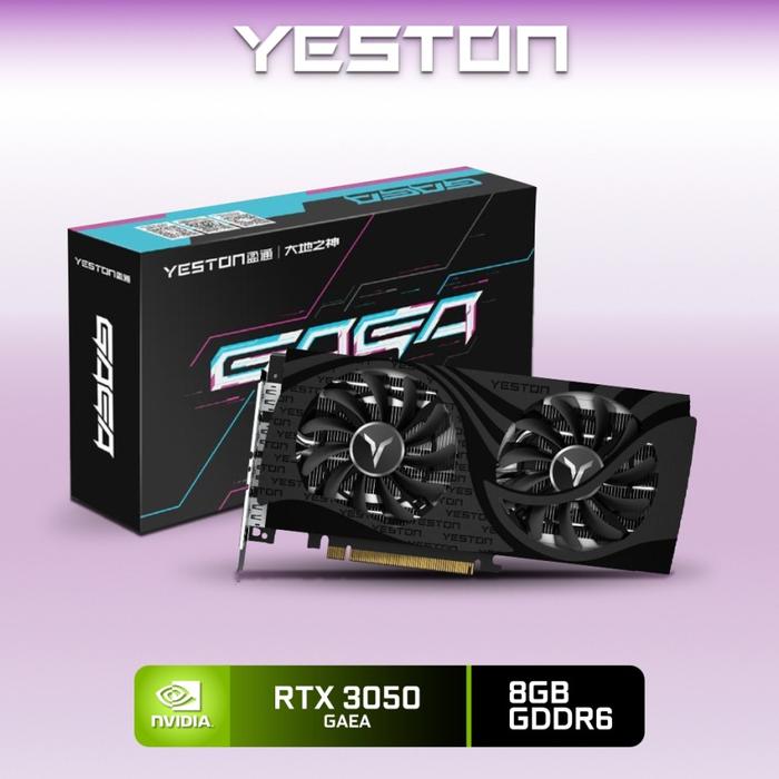 Jual YESTON GeForce RTX 3050 8GB GDDR6 128Bit - Dual Fan - Jakarta ...