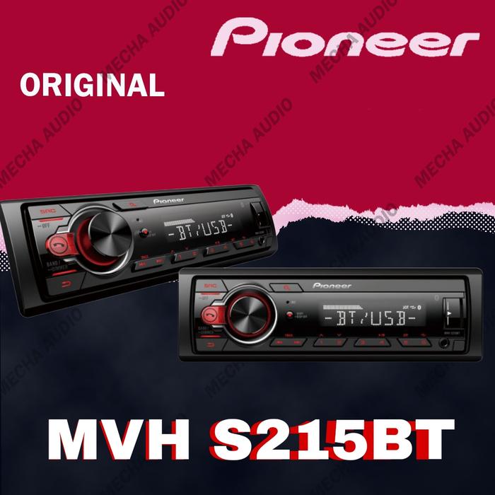Jual Pioneer MVH S215BT Head Unit Single Din bluetooth,usb - Jakarta Selatan - MECHA AUDIO ...