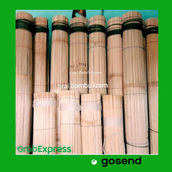 Jual Tirai Bambu kerai bambu L 1m x P 2m krei bambu outdoor kerei bambu ...
